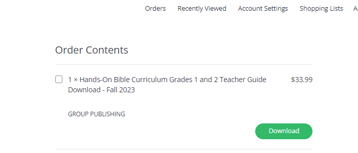 Electronic Product Download – Group Support